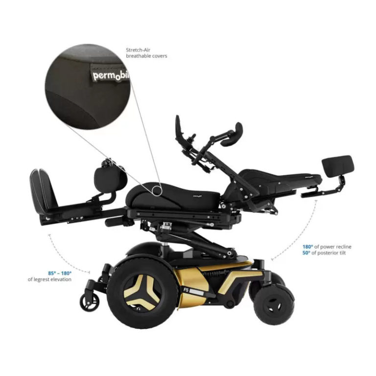 Permobil F5 Corpus VS Standing Power Wheelchair - Anderson Wheelchair